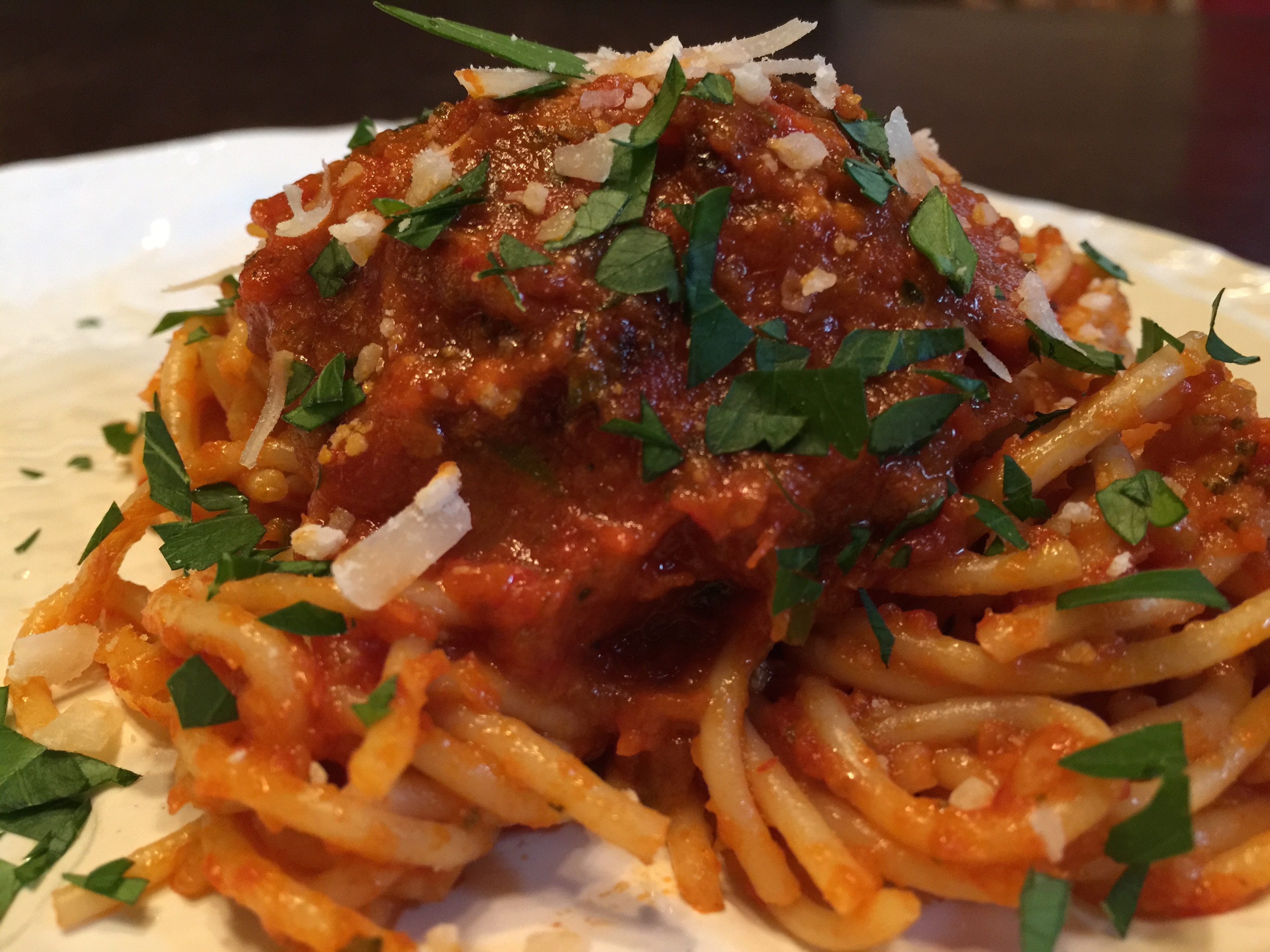 Spicy Spaghetti Sauce loaded with invisible vegetables – The Irreverent ...